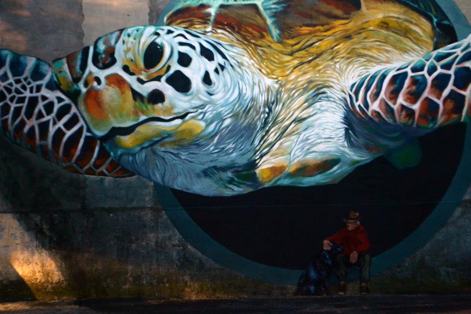 Nuevo gran mural de Martín Ron : Distorsion Urbana