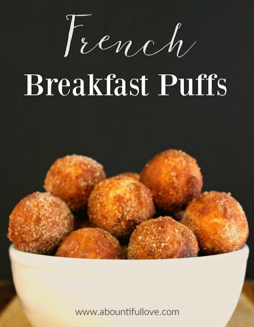 French Breakfast Puffs - A Bountiful Love