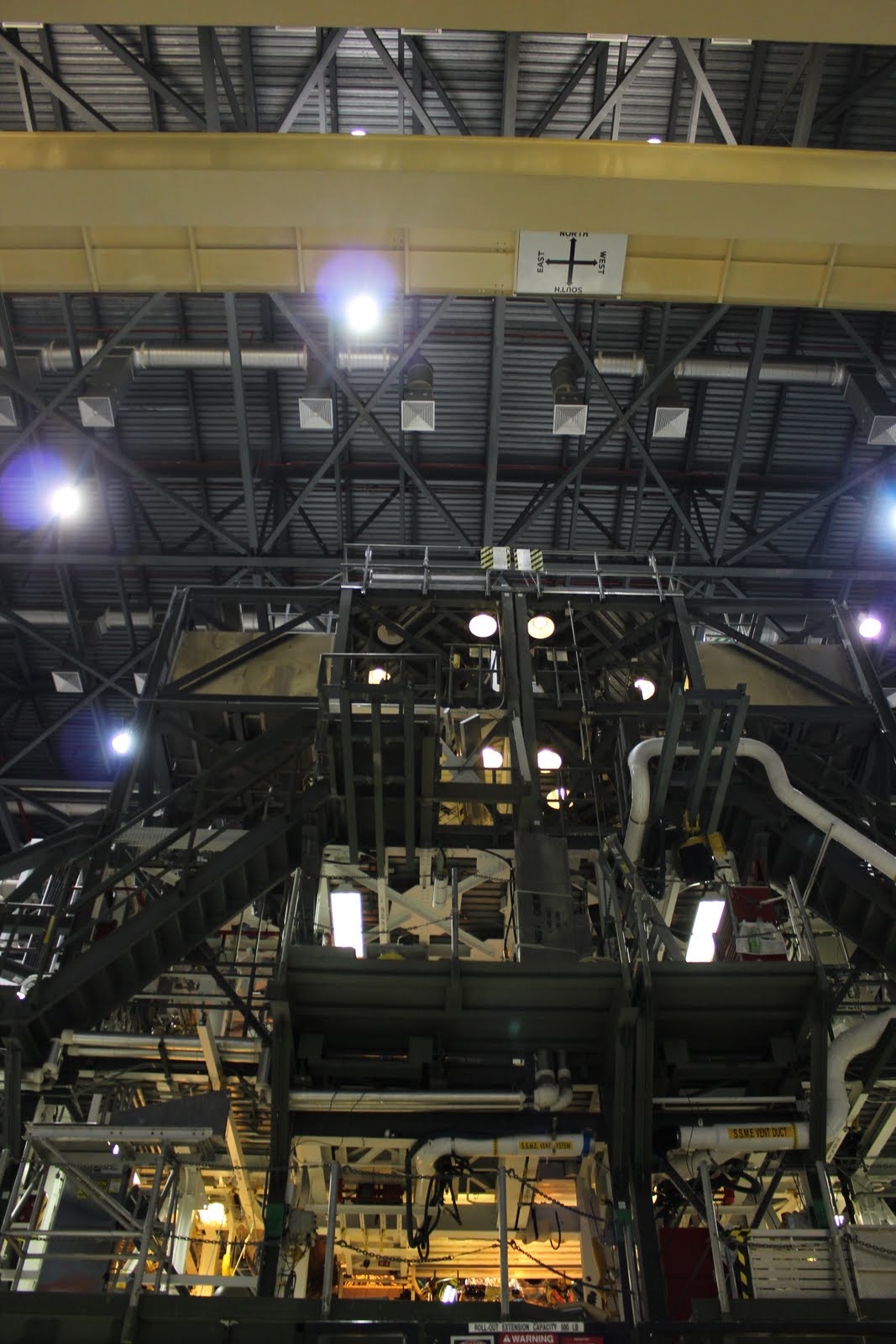 Mr. Hall Goes to NASA: Orbiter Processing Facility (space shuttle hangar)