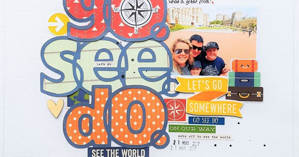 Tarrah McLean: Go See Do | Simple Stories Travel Notes | Sassy Scrappers