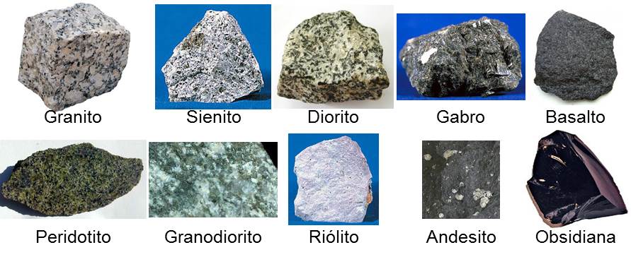 Professora Regina Bolico : Rocha magmática (ígneas)