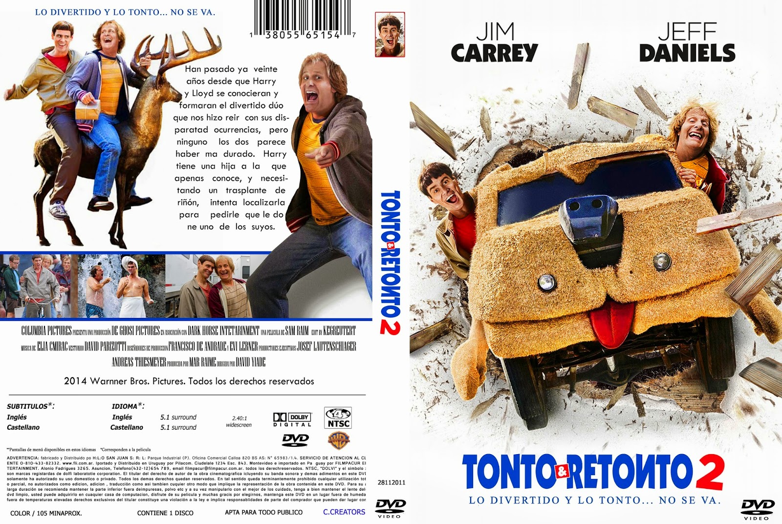COVERCARATULAS DE DVD - CD COVERCREATORS: TONTO Y RETONTO 2 (DVD COVER ...