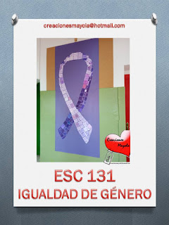 Creaciones Mayola: LAZO IGUALDAD DE GÉNERO, ACTIVIDAD PARA EL DÍA DE LA ...