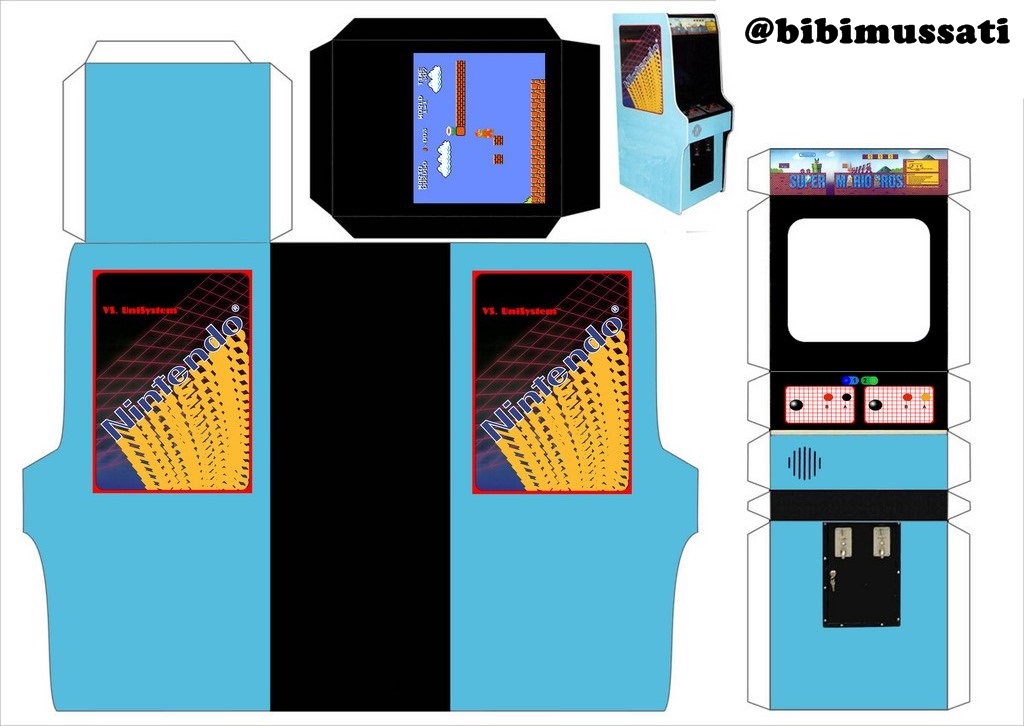 Bibi Leitura : Arcades de Papel para montar e imprimir