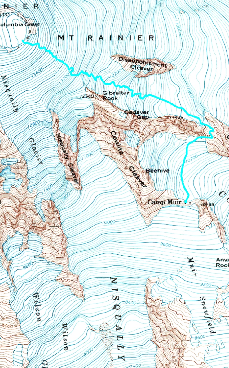 Mount Rainier Climbing: Ingraham Direct Route Update - 6/1/2019
