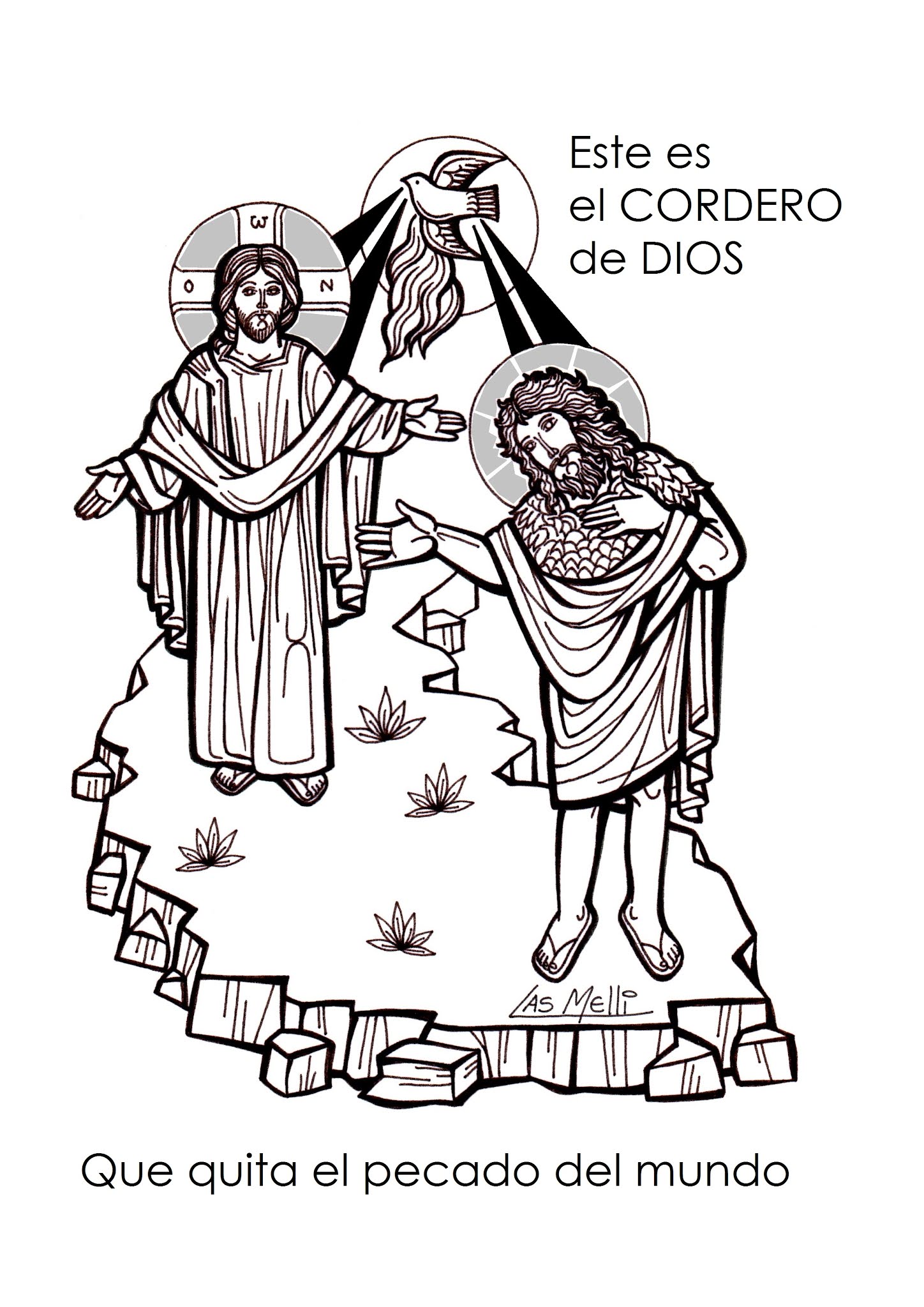 ICONO: Este es el Cordero de Dios - Educacion Religiosa