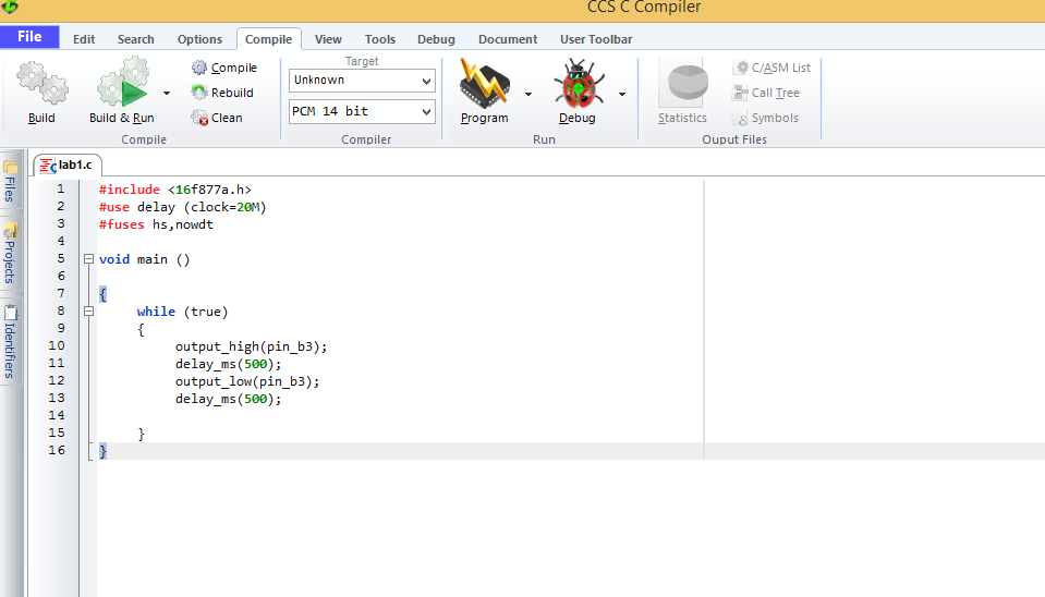 MAQUINA EXPENDEDORA - fase 1: DESCRIPCIÓN DEL COMPILADOR PIC C COMPILER.