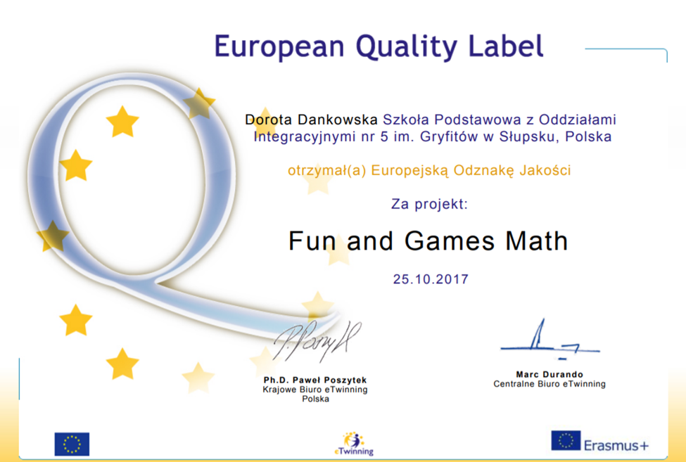 Fun and Games Math: 2017