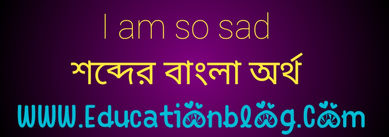 I Am So Sad I Am So Sad Meaning In Bengali i-am-so-sad-i-am-so-sad-meaning-in-bengali