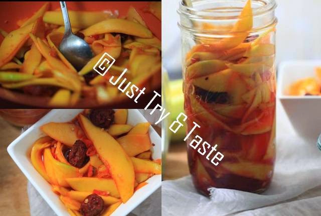 Manisan Mangga Muda dengan Kiamboy Merah | Just Try & Taste