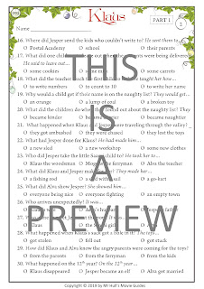 Klaus Movie Guide + Activities - Answer Key included ~ Movie Guides and ...