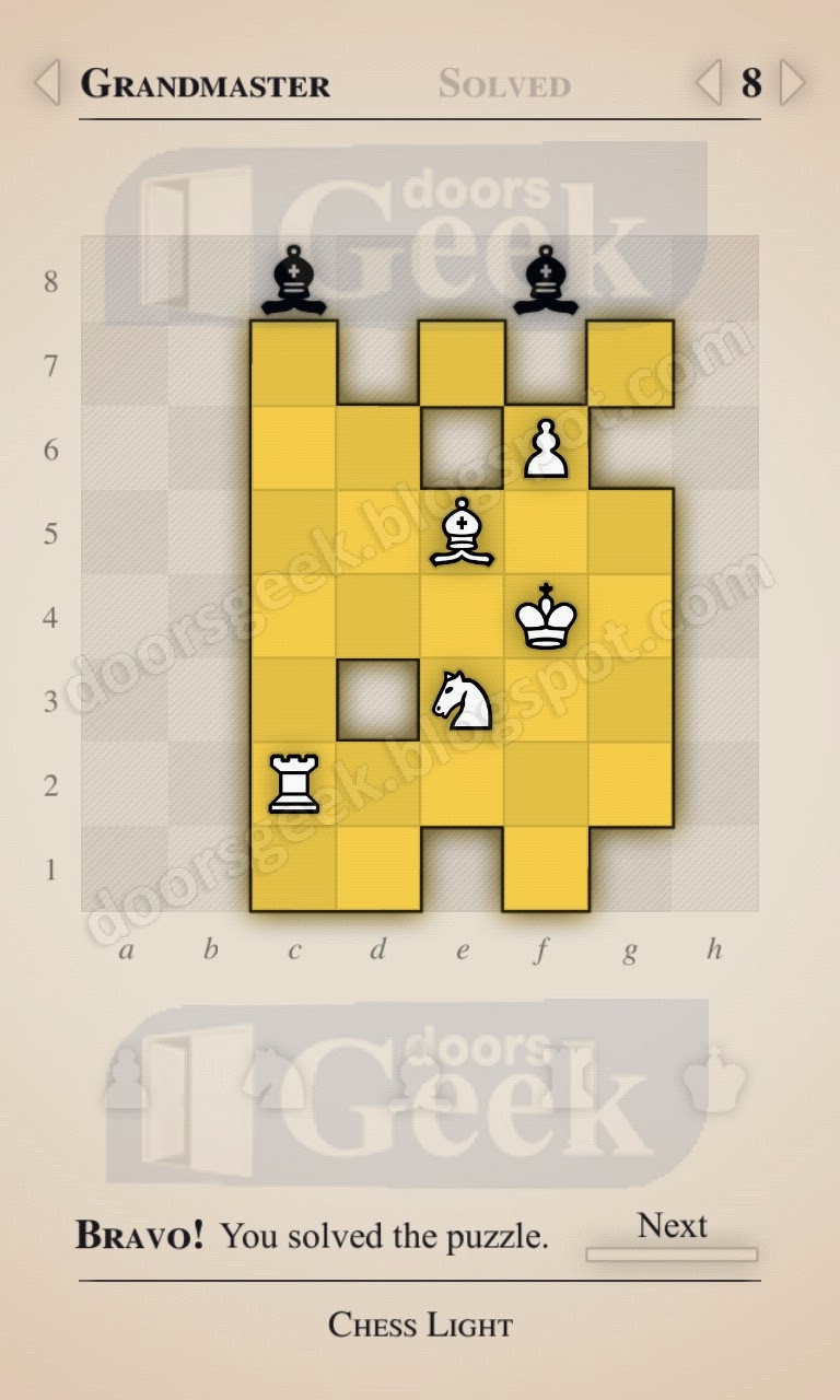 Chess Light [Grandmaster] Level 8 ~ Doors Geek