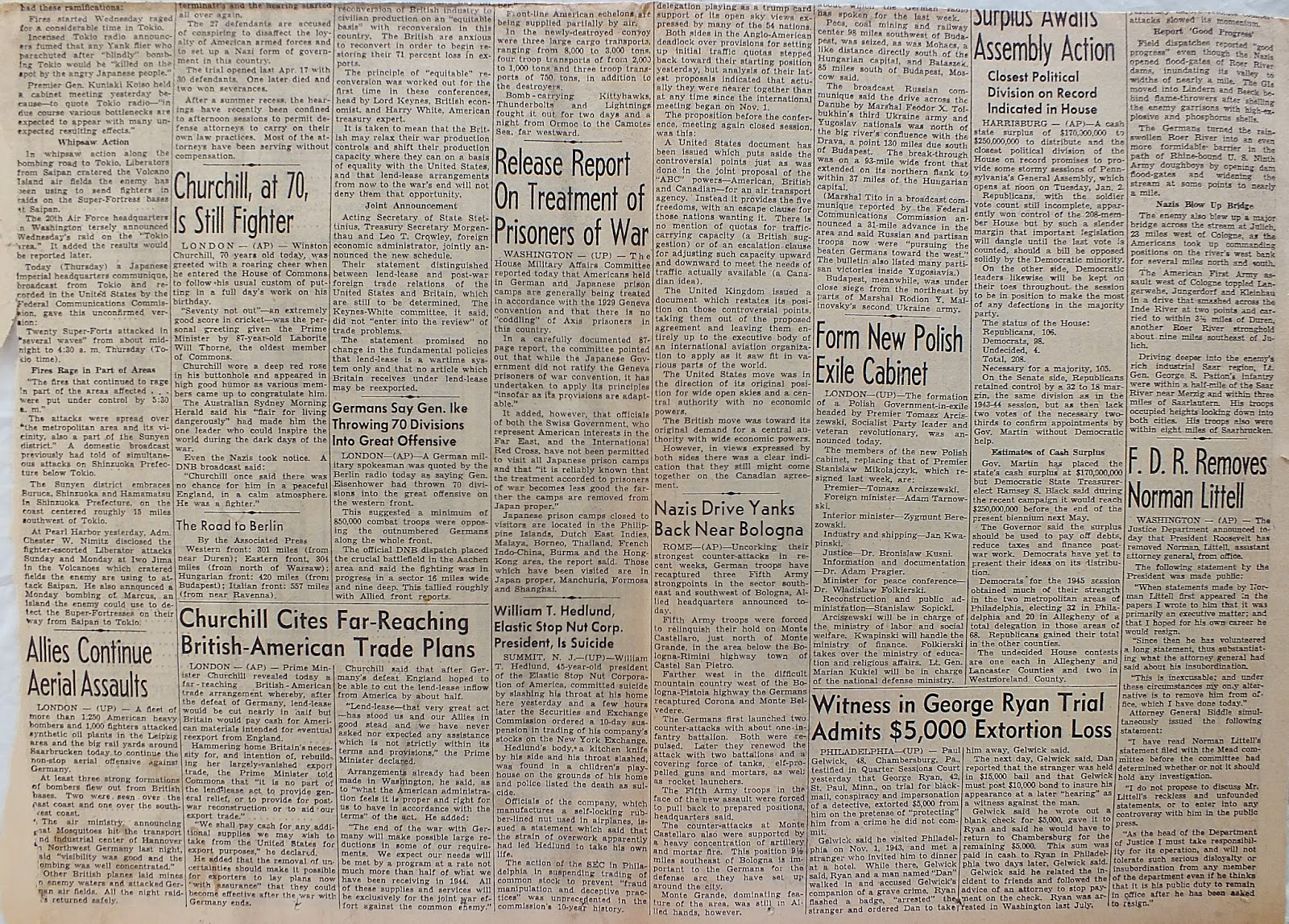 Vintage Johnstown: November 30, 1944: Nazis' Roer River Line Cracking