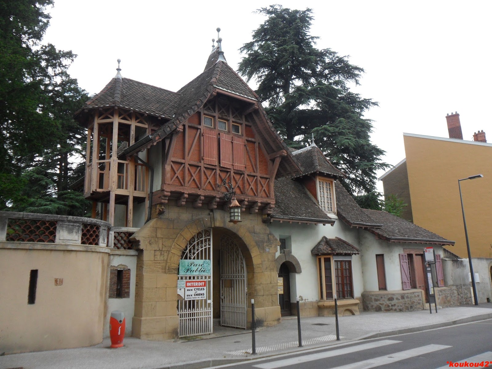 Parce que les mots peuvent tout...: Le parc du manoir.