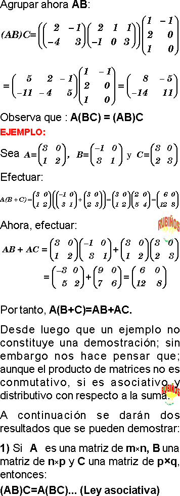 MATRICES EJERCICIOS RESUELTOS PDF
