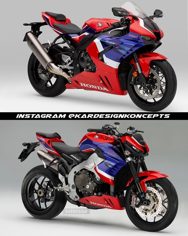 Racing Cafè: Design Corner - Honda CBR 1000RR-R Fireblade 2020 "Naked ...