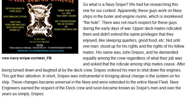 dreamriver: Navy Snipes