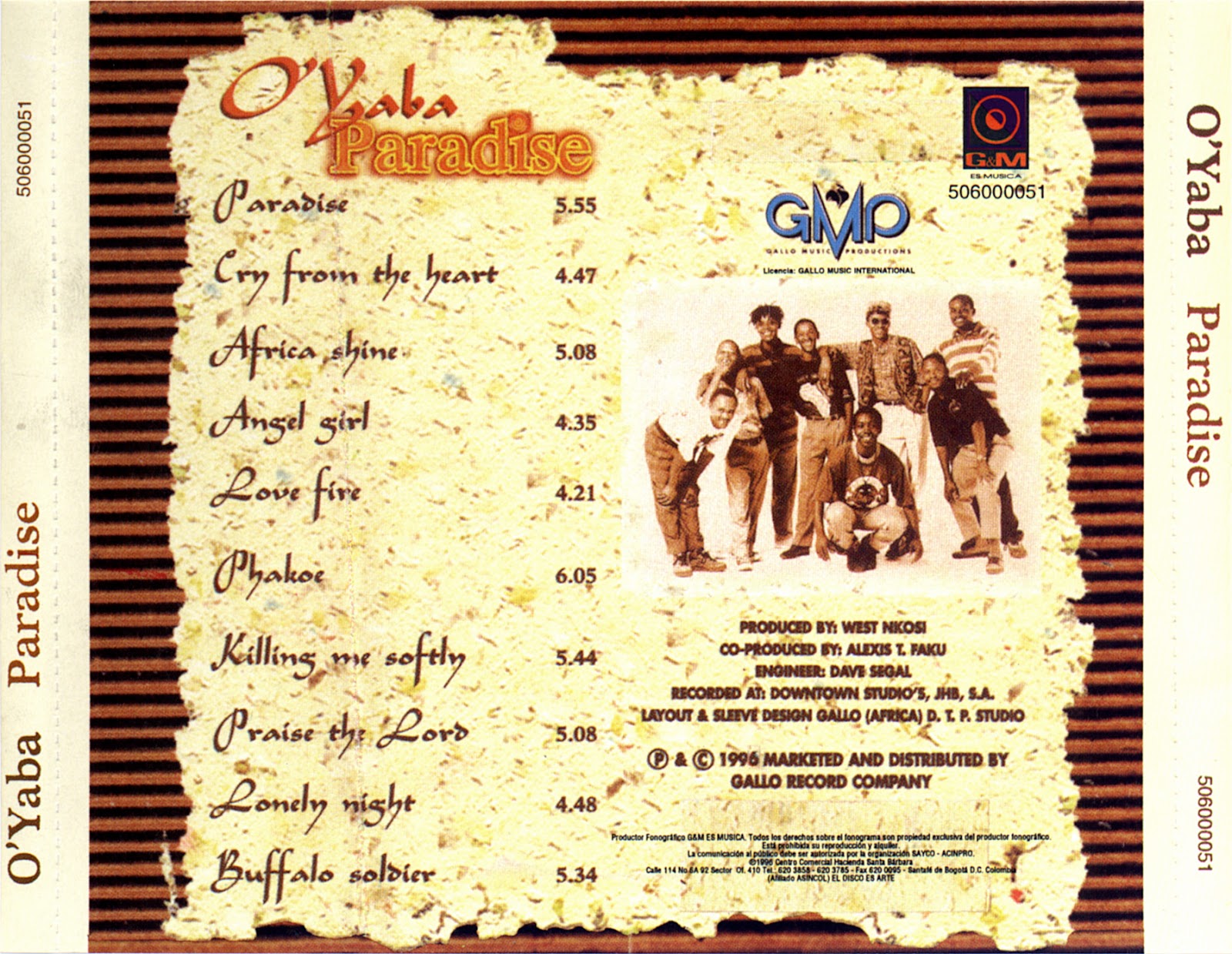 ROOTSBLOGSPOT : O'Yaba - Paradise (1996)