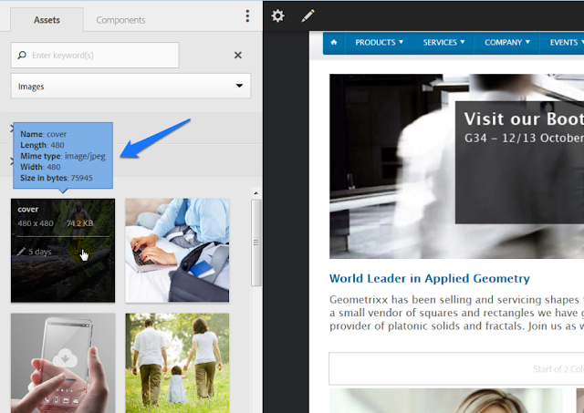 Experiencing Adobe Experience Manager Aem Cq Aem 6 Showing Asset Metadata In Touch Ui