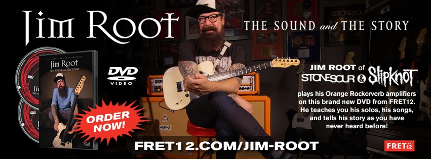 Jim Root: Proudly Uses Orange Amplifiers In His New DVD Jim Root, Sound ...