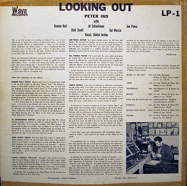 偏愛的収集記－暢気・気儘な箱々 其の参: 音楽 ： Peter Ind ‎– Looking Out