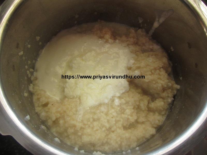 Priya's Virundhu: Thinai Arisi Thayir Sadham/Thayir Thinai/Millet Curd ...