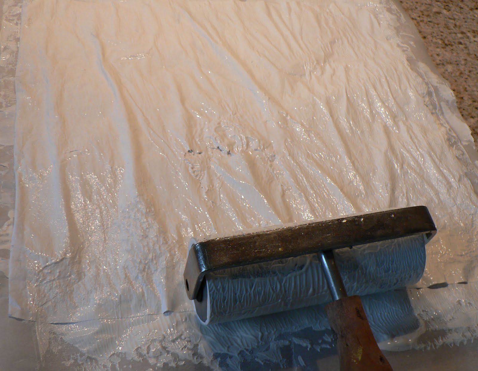 Creative Expressions: Gesso & Tissue Paper Background