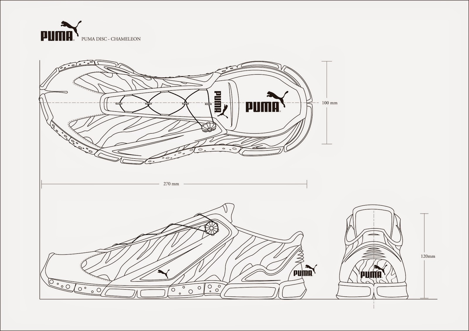 PORTFOLIO - Industrial Design: PUMA - CHAMELEON (Running shoes)