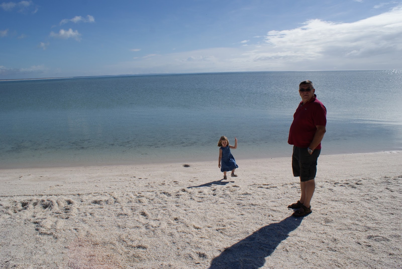 Amelia the explorer: Shell Beach, WA