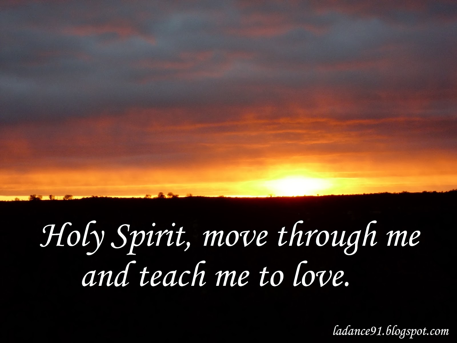 Singing, praying twice: "God is Moving"