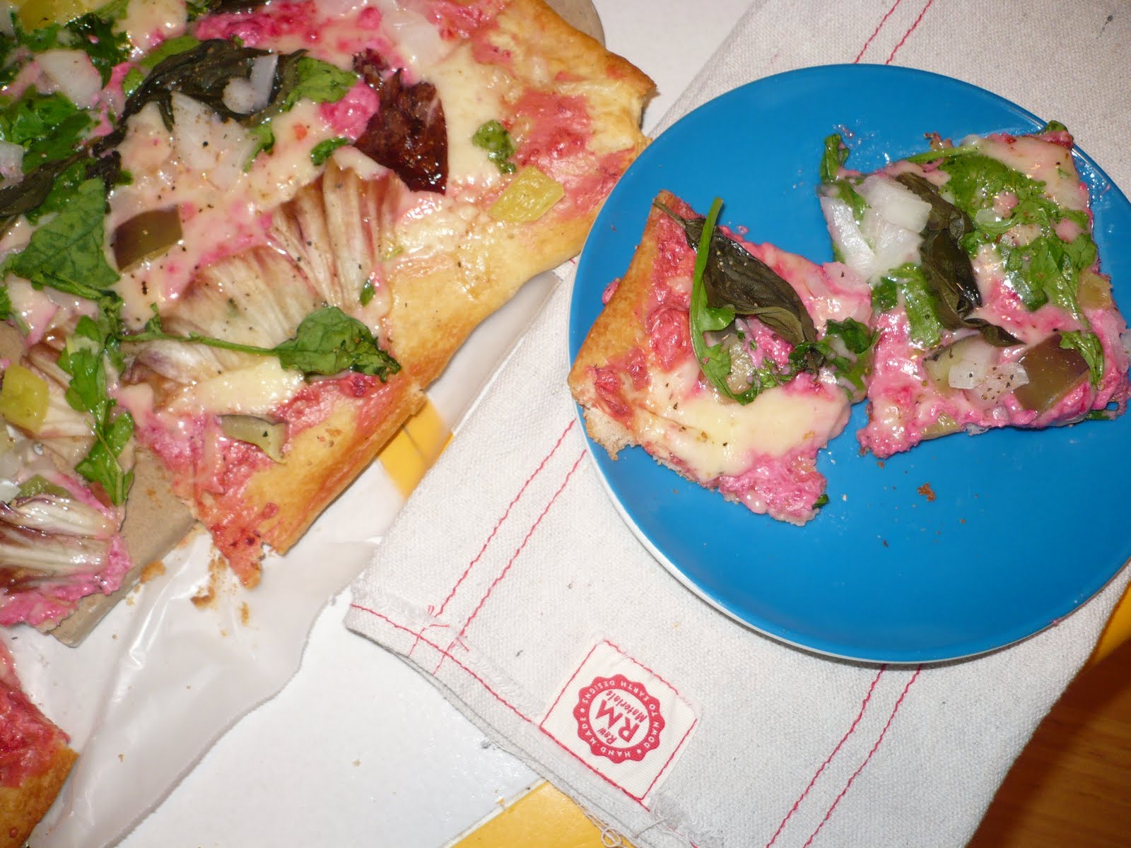 Pink Pizza and Family Movie Night!