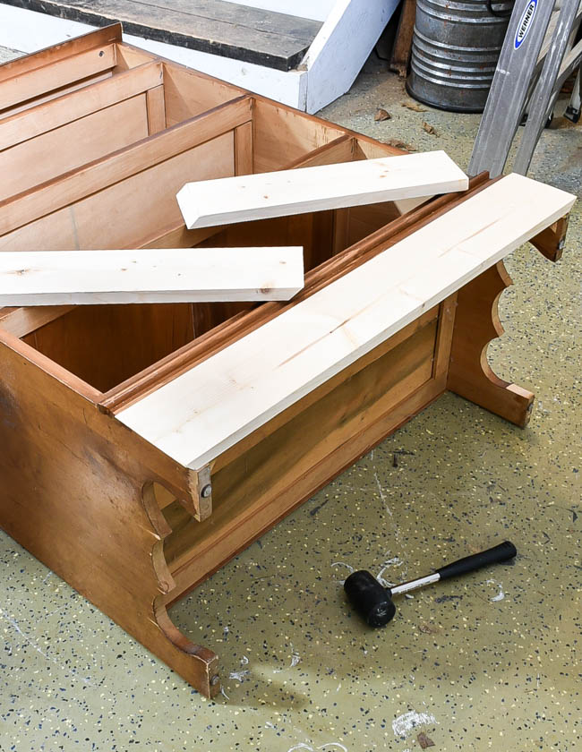 80's Dresser Turned Distressed Chest | Little House of Four - Creating ...