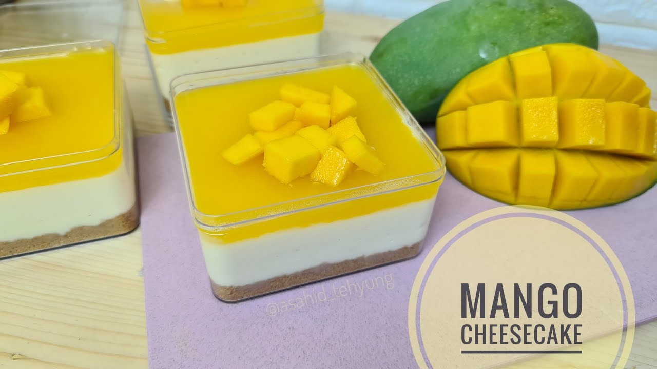 MANGO CHEESECAKE DESSERT BOX ~ Resep dan Review Asahid TehYung