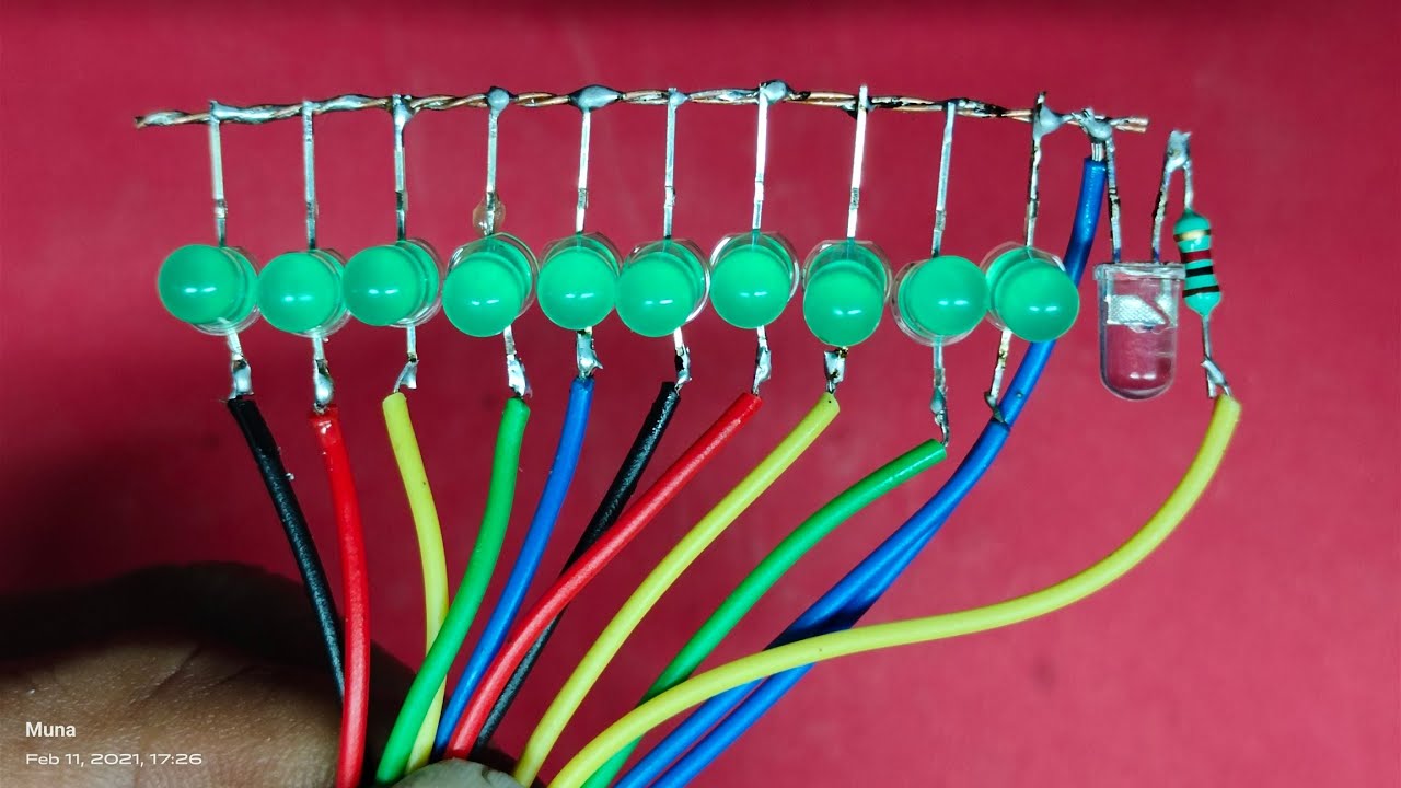 ELECTRONICS TRICKS AND TIPS: RGB Effects 10 LED Running || Electronics ...