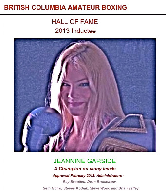 CANADIAN PROFESSIONAL BOXING : Jeannine Garside - Boxer