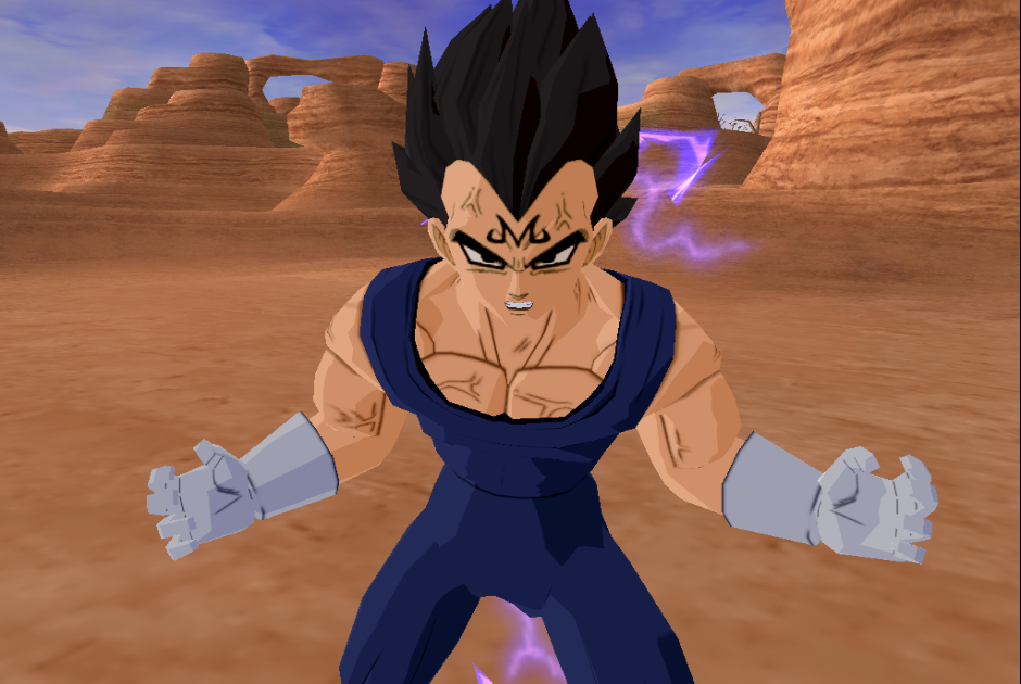 Slideer Mods BT3: Majin Vegeta estado base