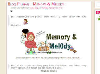 Follower yang mencuit hati - Ema's Memoir