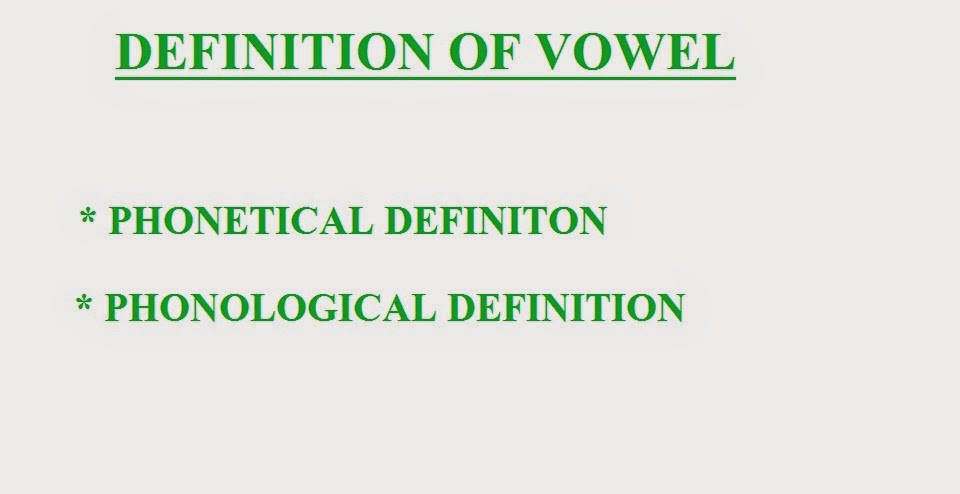 English Vowels: Classification of Vowels