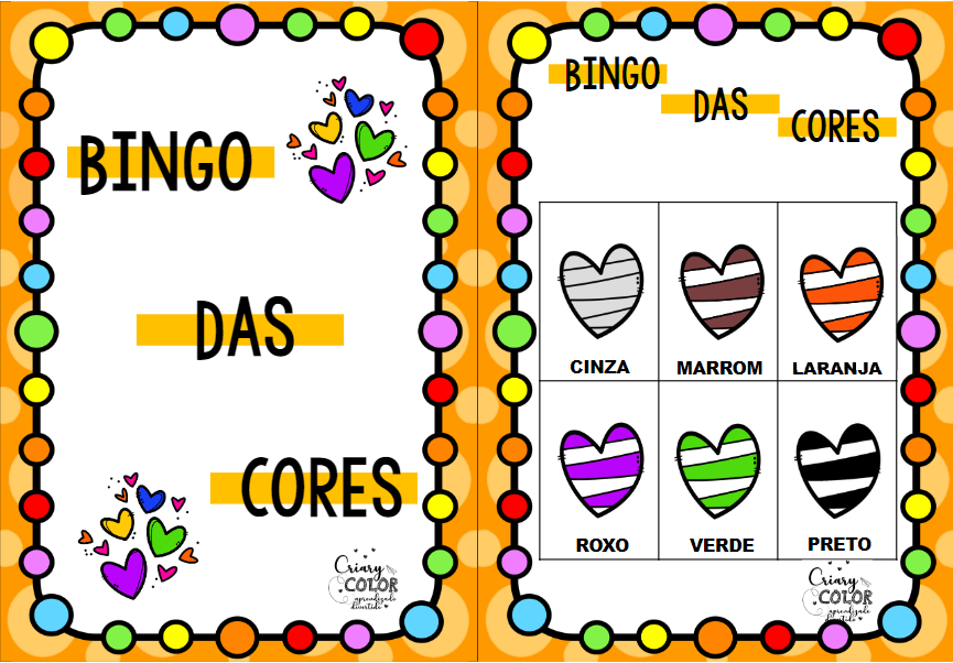 CRIARY COLOR : BINGO DAS CORES