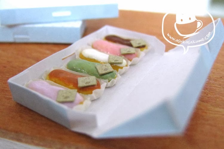 Asuka Sakumo Blog: St. Honore, Eclairs, and their simple boxes