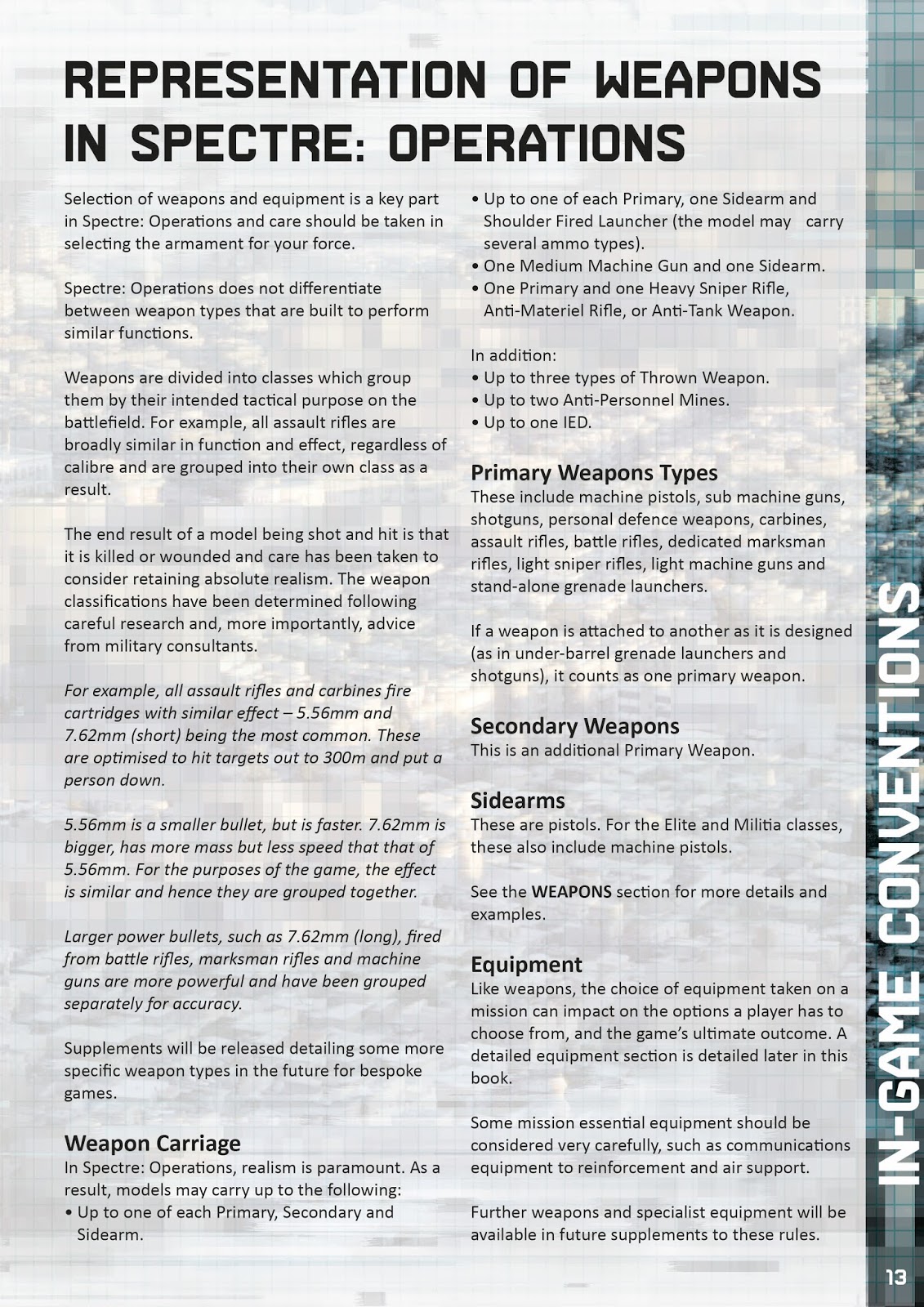 Tabletop Fix: SPECTRE Miniatures - Rules Release