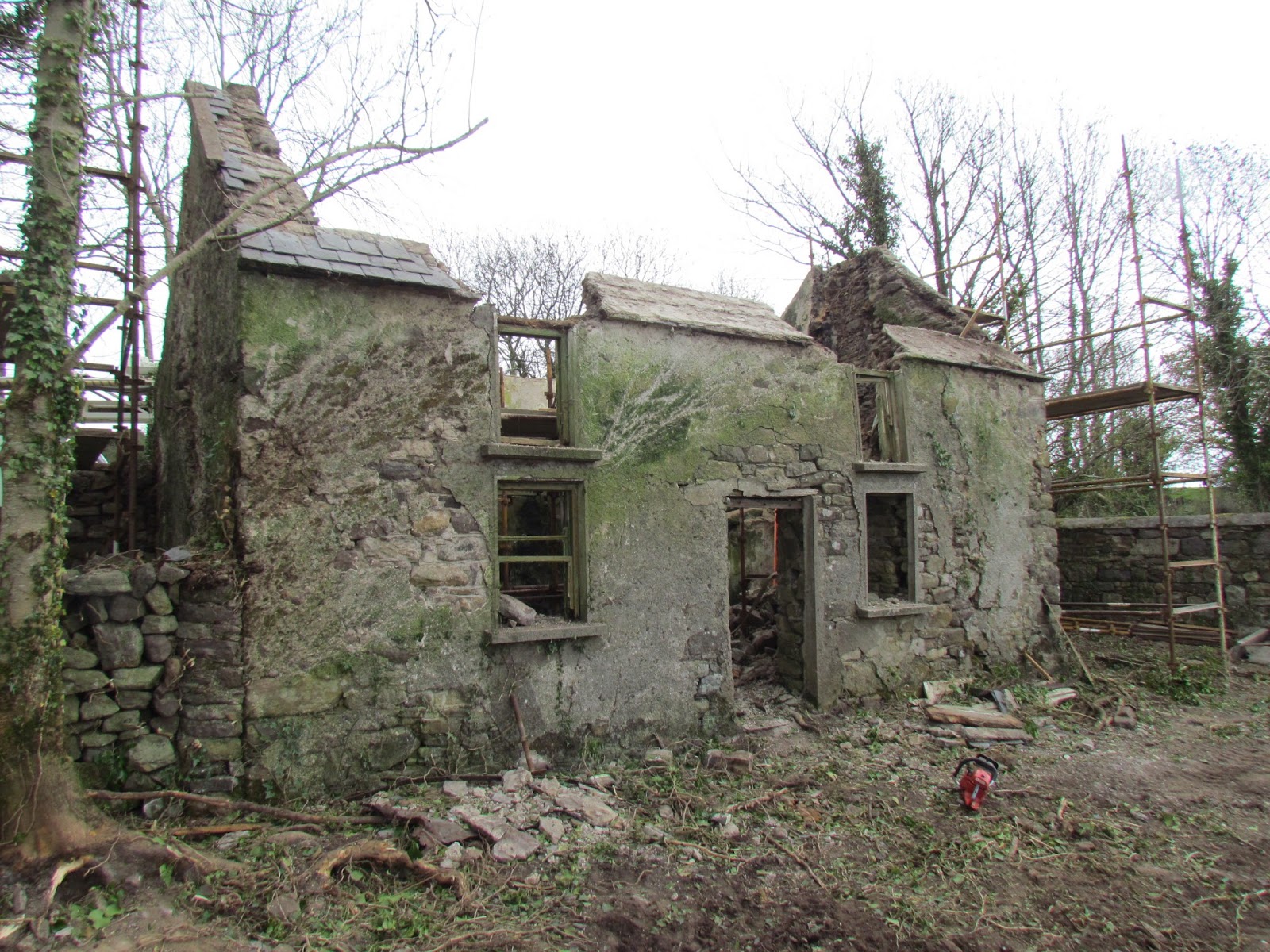 Jennie Castle Architecture: The survey drawing of the Old Farmstead