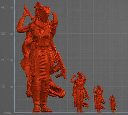 10mm Wargaming: New Model Senua from Baphominiatures