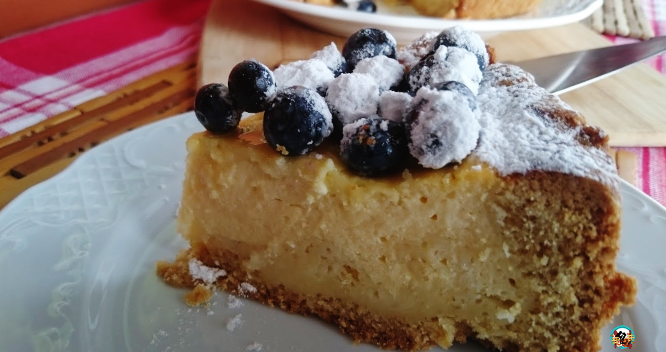 Pastel alemán con arándanos - ¡Huele Bien!