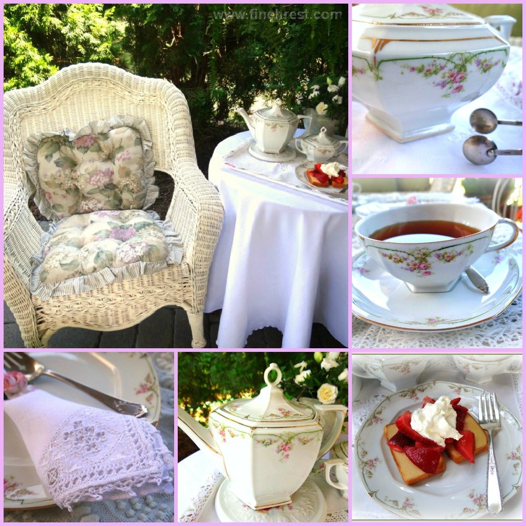 The Nest at Finch Rest: Tea on the Patio