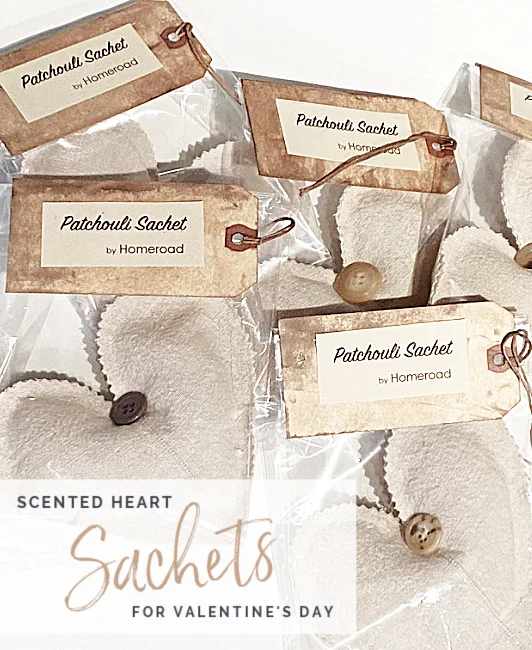 Heart Sachets for Valentine's Day