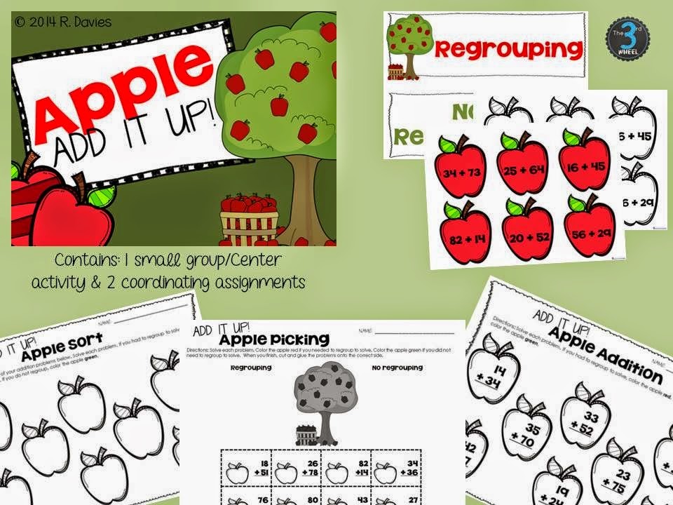 Classroom Freebies Too: Addition Fun: Apple-themed Addition with ...
