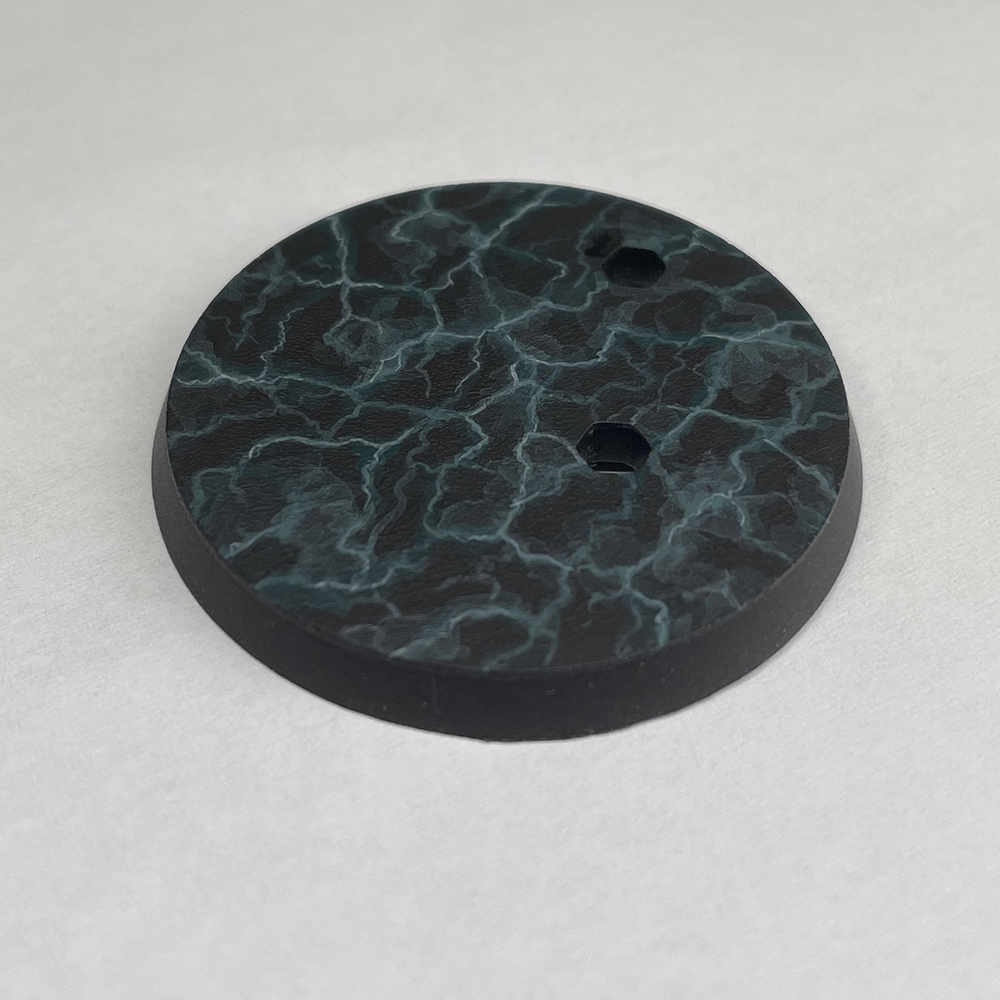 Mengel Miniatures: TUTORIAL: Dark Marble Bases