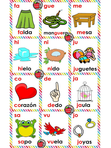 LOTERÍA DE SÍLABAS