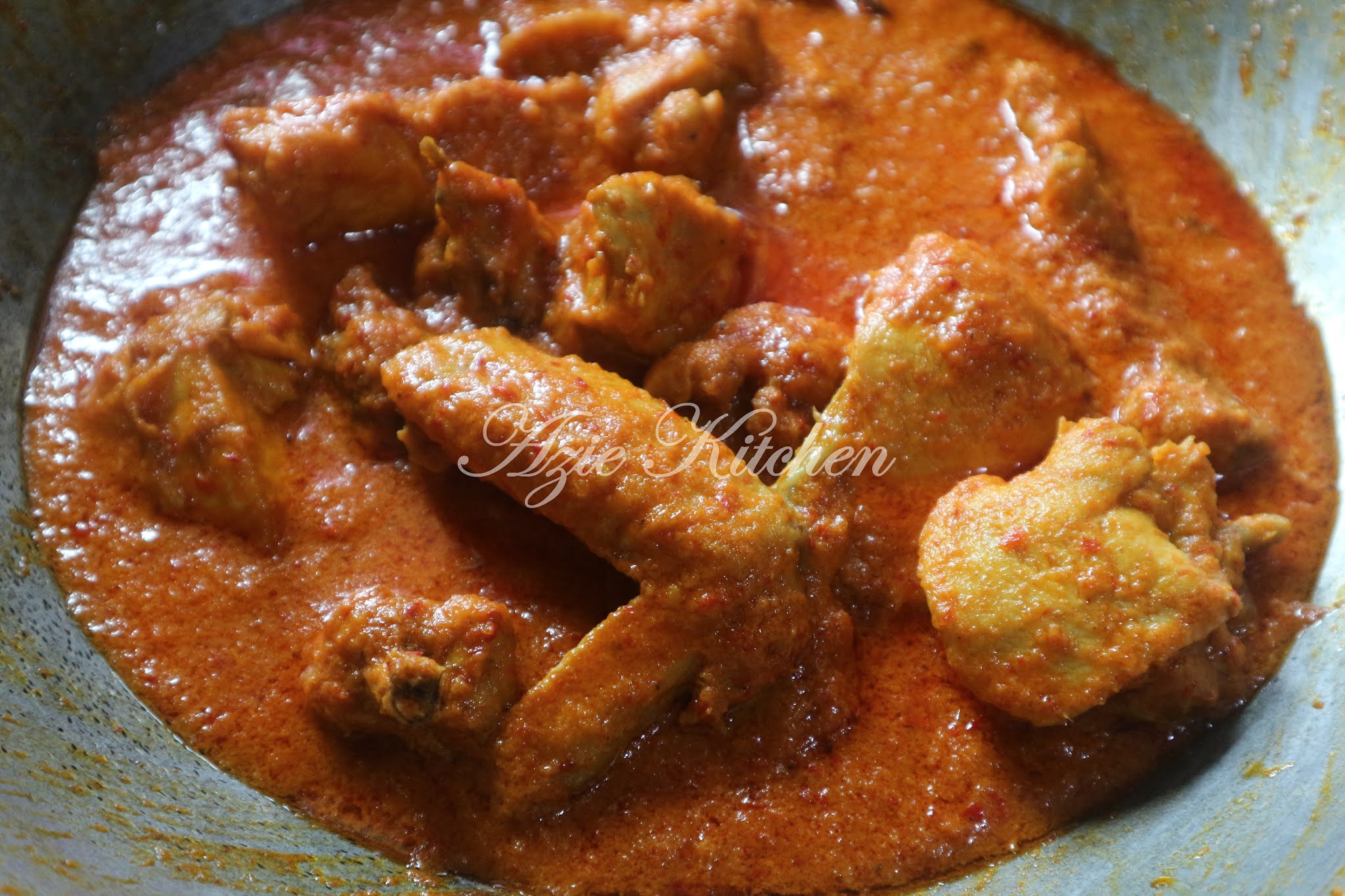 Rendang Ayam Merah Resipi Turun Temurun - Azie Kitchen